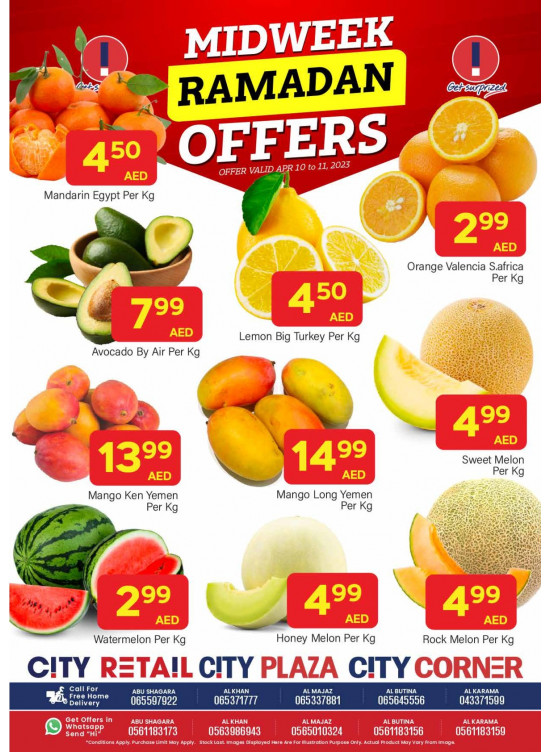 Midweek Deals from City Retail until 12th April - City Retail UAE ...