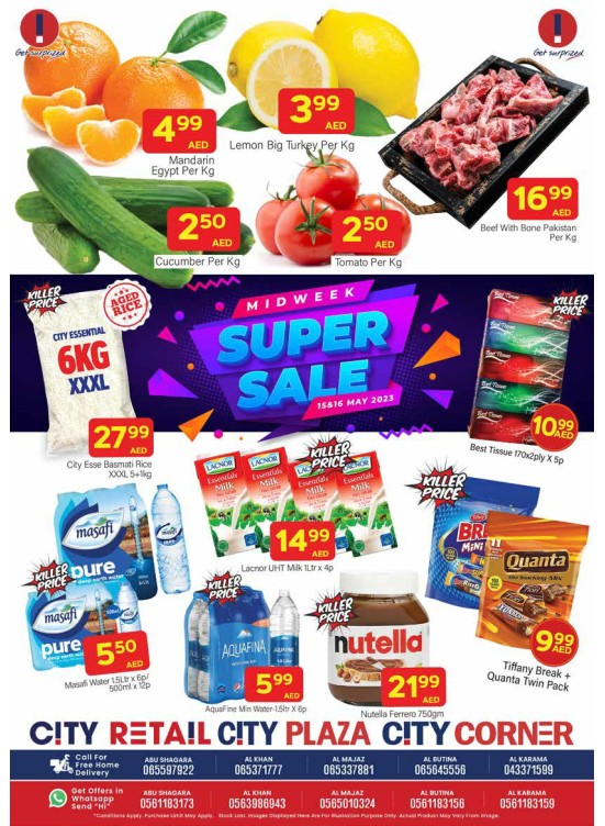 Midweek Super Sale from City Retail until 16th May - City Retail UAE ...