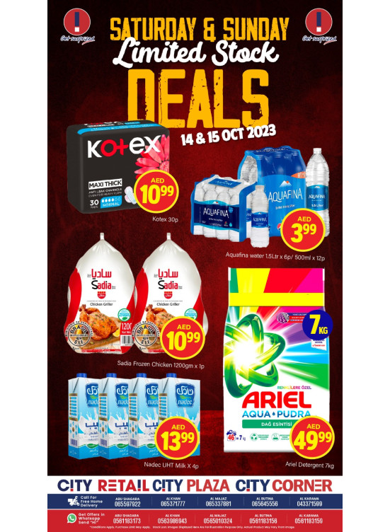 Saturday & Sunday Deals from City Retail until 15th October - City ...