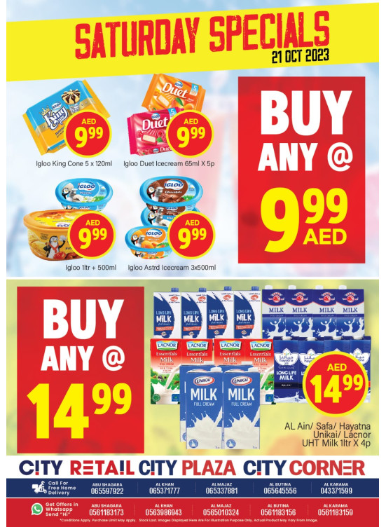 Saturday Deals from City Retail until 21st October - City Retail UAE ...