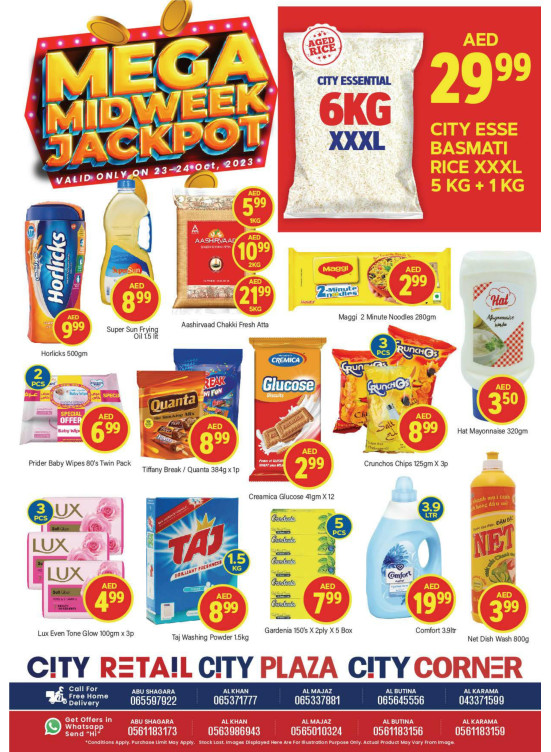 Midweek Offers from City Retail until 24th October - City Retail UAE ...
