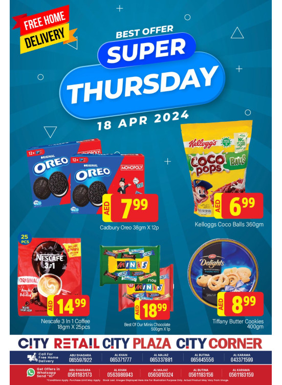 Super Thursday from City Retail until 18th April - City Retail UAE ...