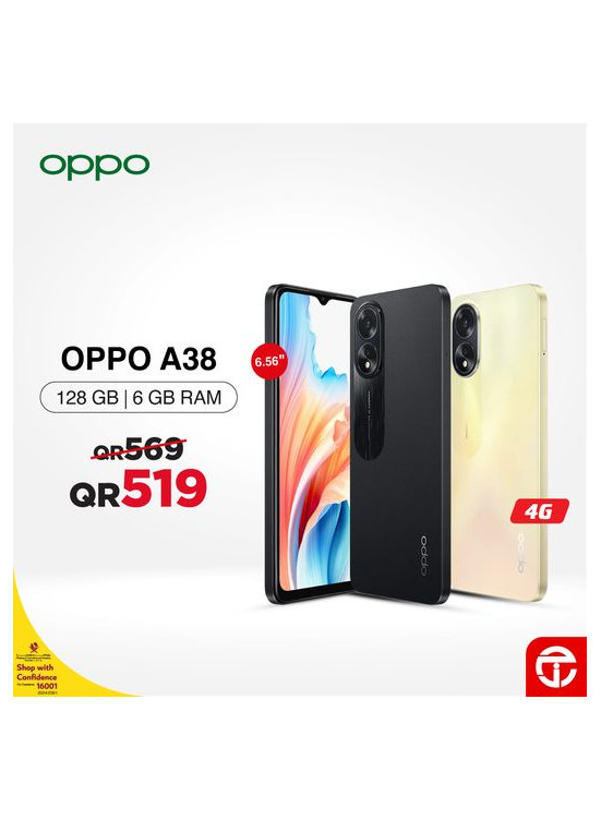 OPPO A38 Smart Phone Offer from Jarir Bookstore until 10th July - Jarir ...