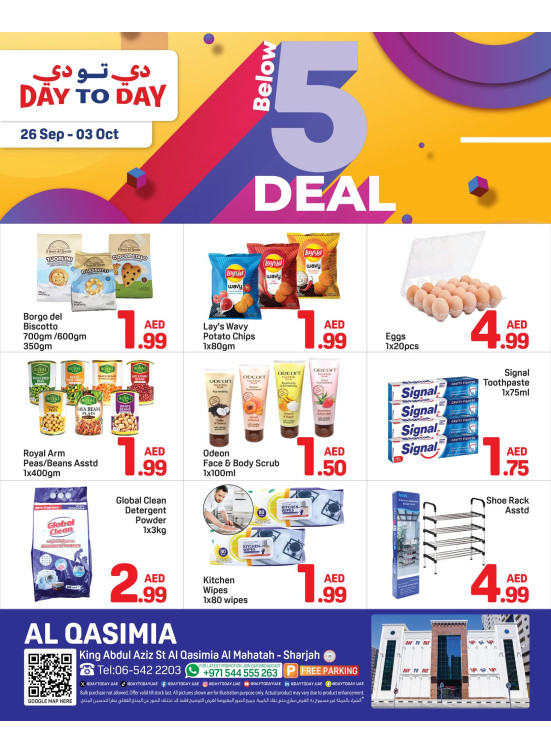 Below AED 5 Deals - Al Qasimia, Sharjah from Day To Day until 3rd October - Day To Day UAE ...