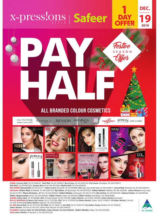 Pay Half Offer from Xpressions Style until 21st December - Xpressions ...