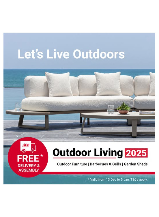 Outdoor Furniture Deals from ACE until 5th January - ACE UAE Offers ...