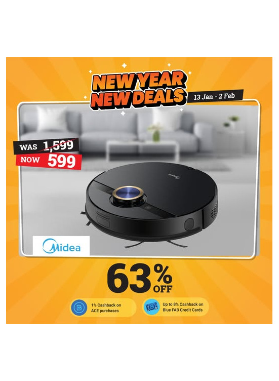 Get 63% OFF from ACE until 2nd February - ACE UAE Offers & Promotions