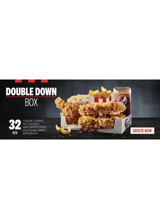 Double Down Box from KFC until 30th September - KFC UAE Offers & Promotions