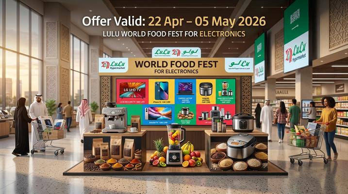 Lulu World Food Fest Electronics Offers in KSA – 22 Apr to 05 May 2026 ...