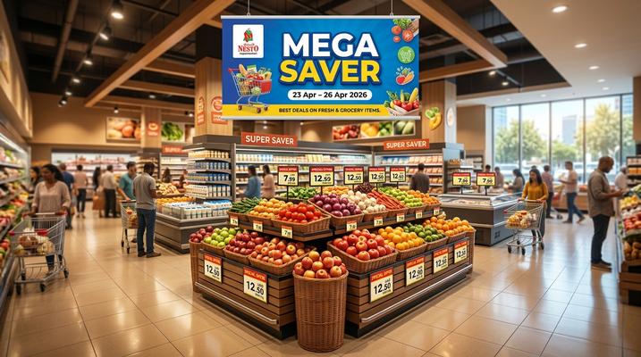 Nesto Mega Saver Offers in UAE – Up to 60% Off from 23 to 26 Apr 2026 ...